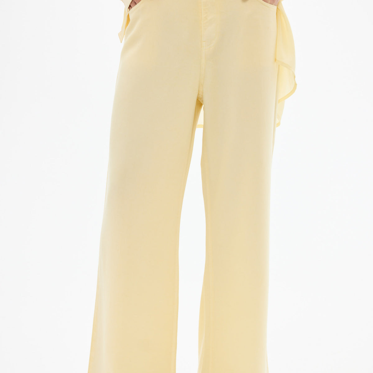 Celeste Pant - Pale Yellow | PANTS, JEANS & MORE | bubish – Bubish Luxe